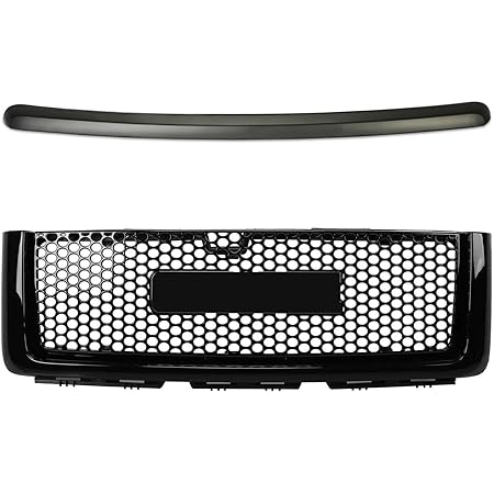 Amazon.com: KUAFU Upper Grille & Hood Molding Compatible with 2007-2013 ...