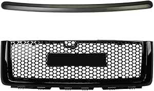 Amazon.com: KUAFU Upper Grill & Hood Molding Compatible with 2007-2013 ...