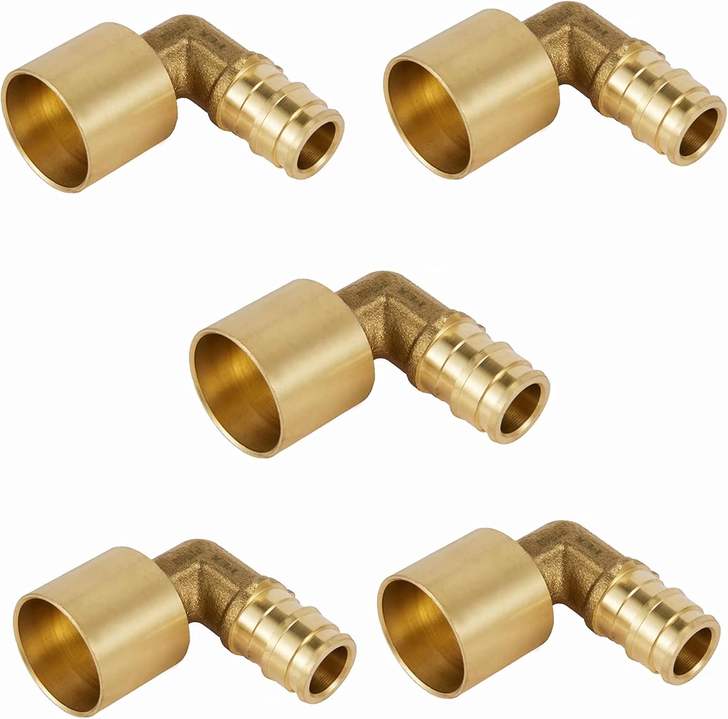 Amazon.com: (Pack of 5) EFIELD Pex A Full Flow Expansion Brass Fittings ...
