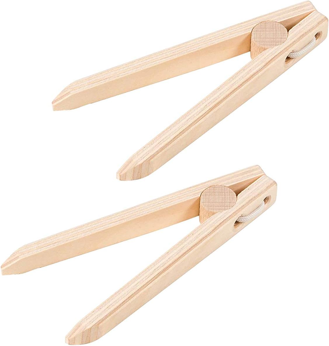 Amazon.com: Amazing Child 2 x Small (5") Wooden Tweezers - Perfect for ...