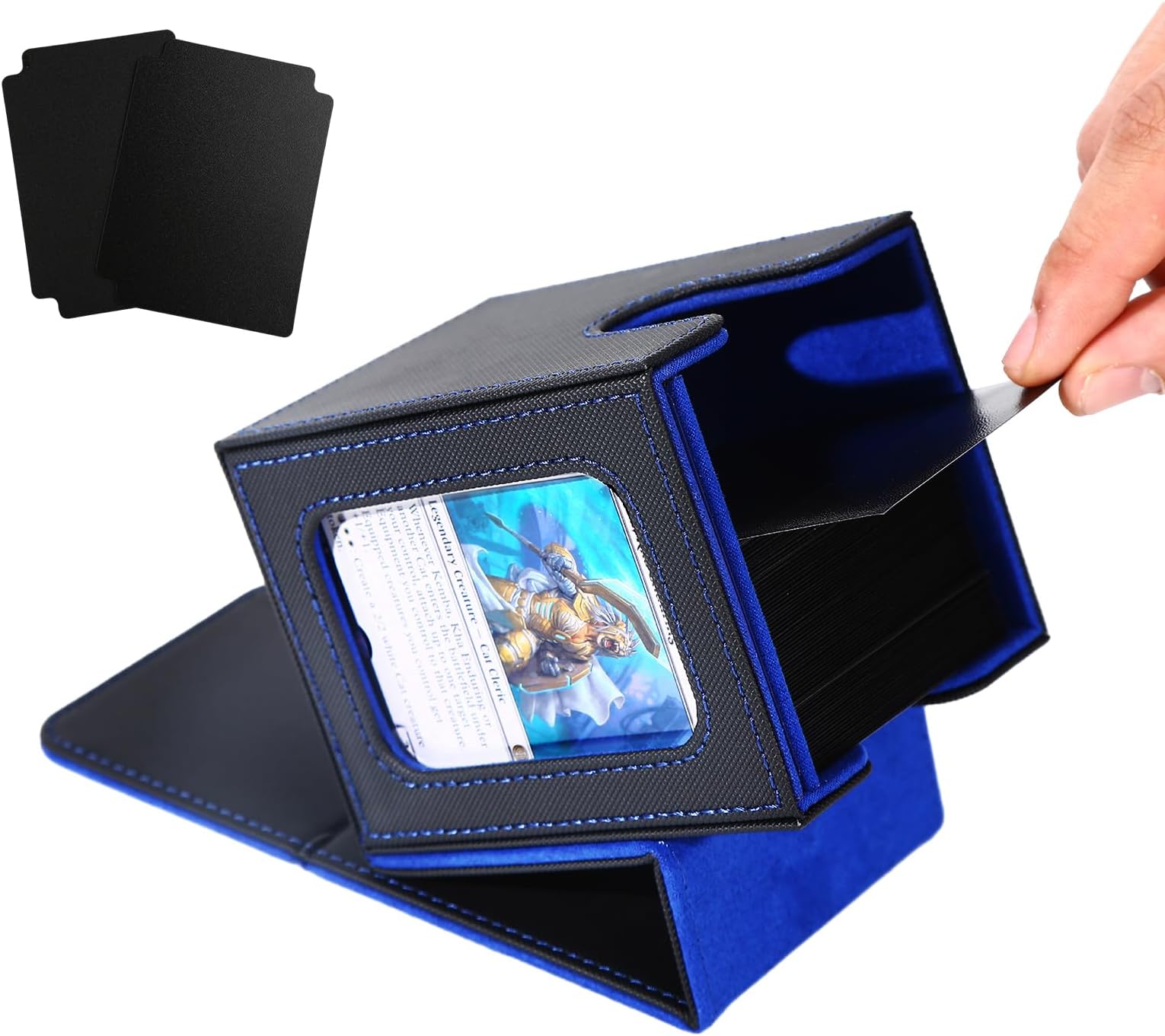 Amazon.com: AFIING MTG Deck Box for Commander Display,Card Deck Box ...