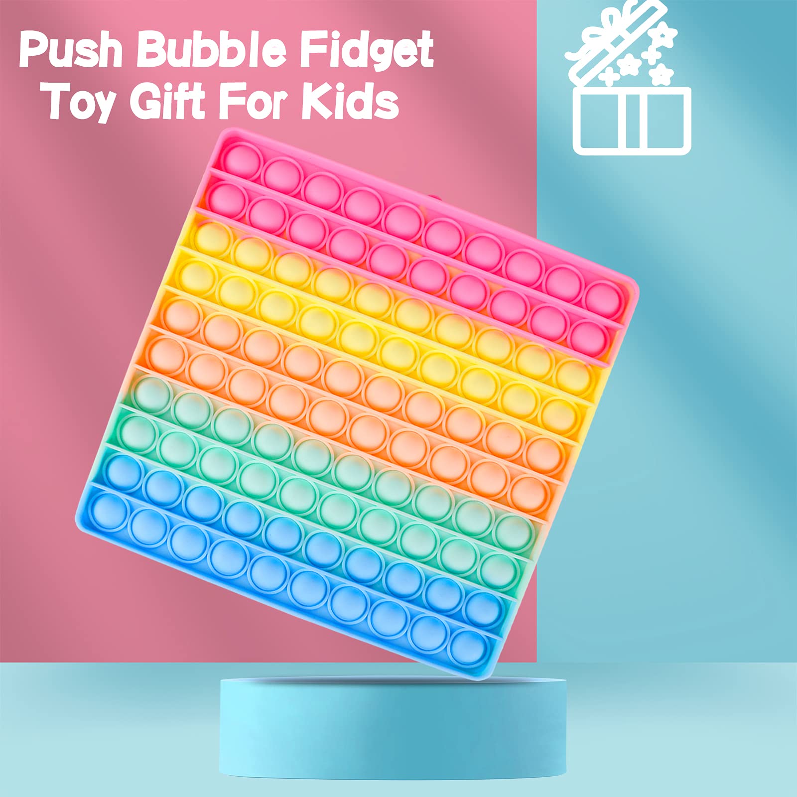 2 Packs Jumbo Popits Fidget Toy for Kids Girls Students, Pop Poppers It ...