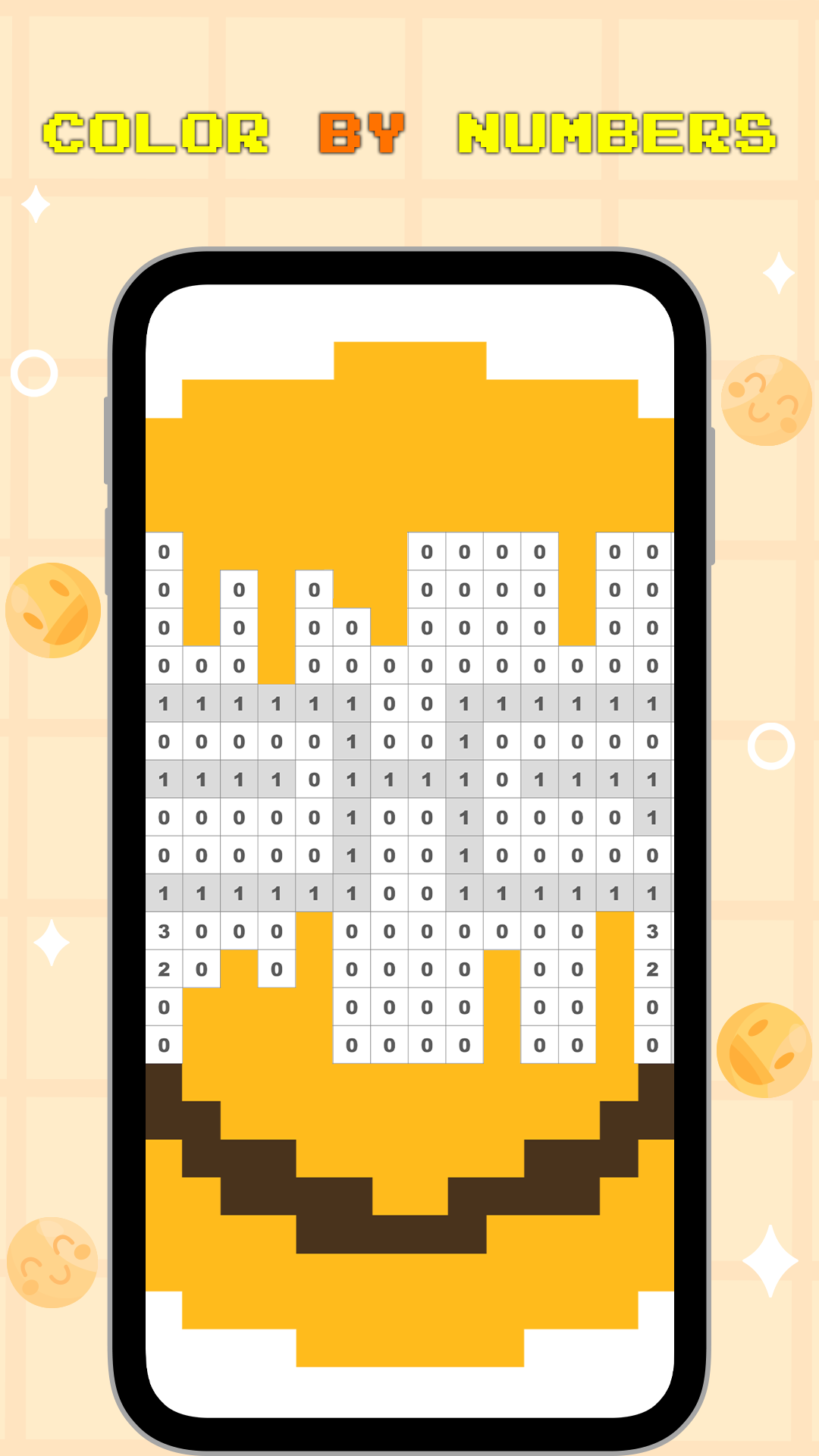 Emoji Pixel Art - Paint by Number, Sandbox Coloring Book Pages:Amazon ...