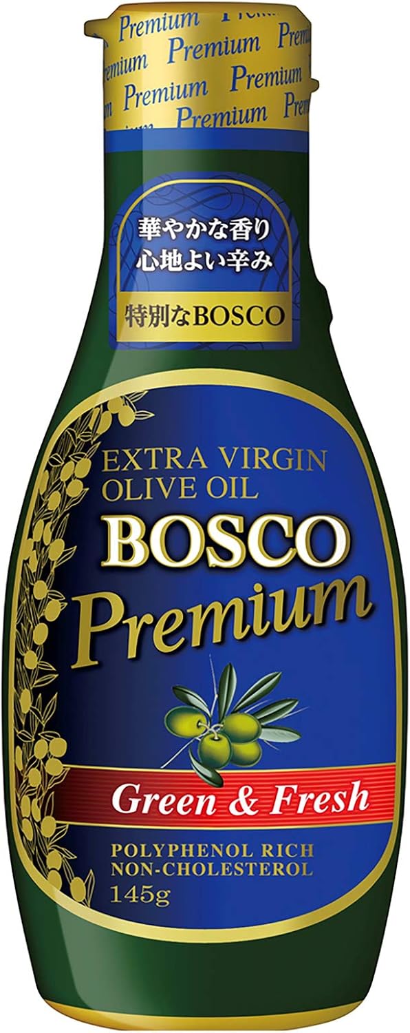 Amazon | ボスコプレミアムエキストラバージンオリーブオイルフレッシュキープボトル 145g | BOSCO(ボスコ) | オリーブオイル 通販
