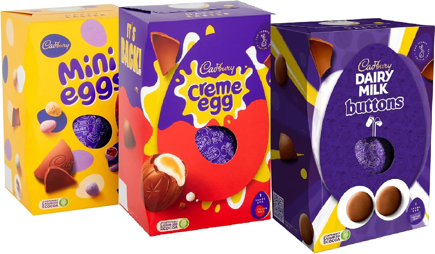 Cadbury Medium Easter Egg Bundle : Amazon.co.uk: Grocery