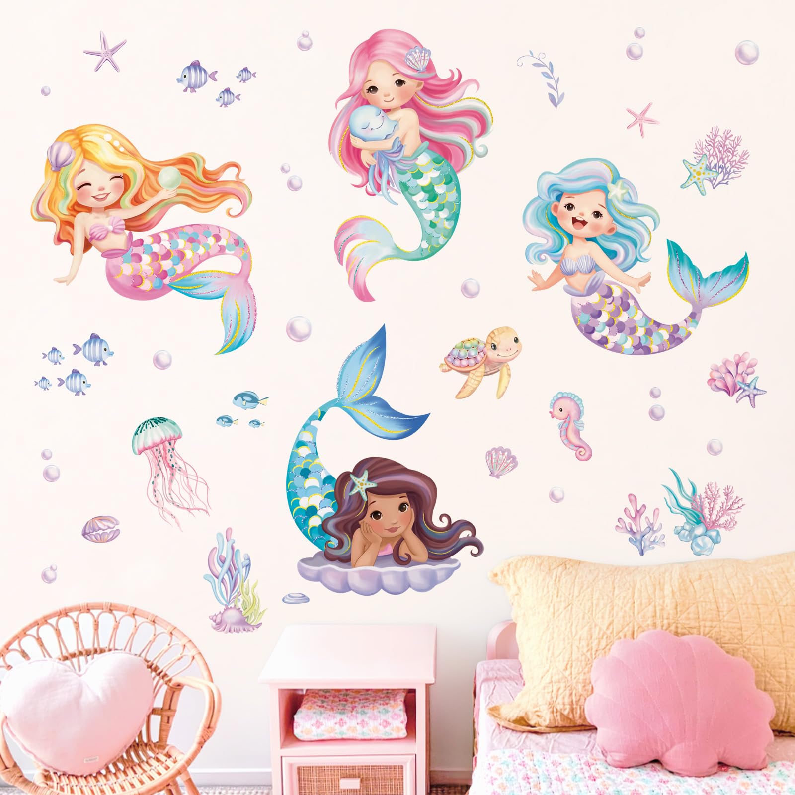 Mermaid Decals For Walls High Def Images