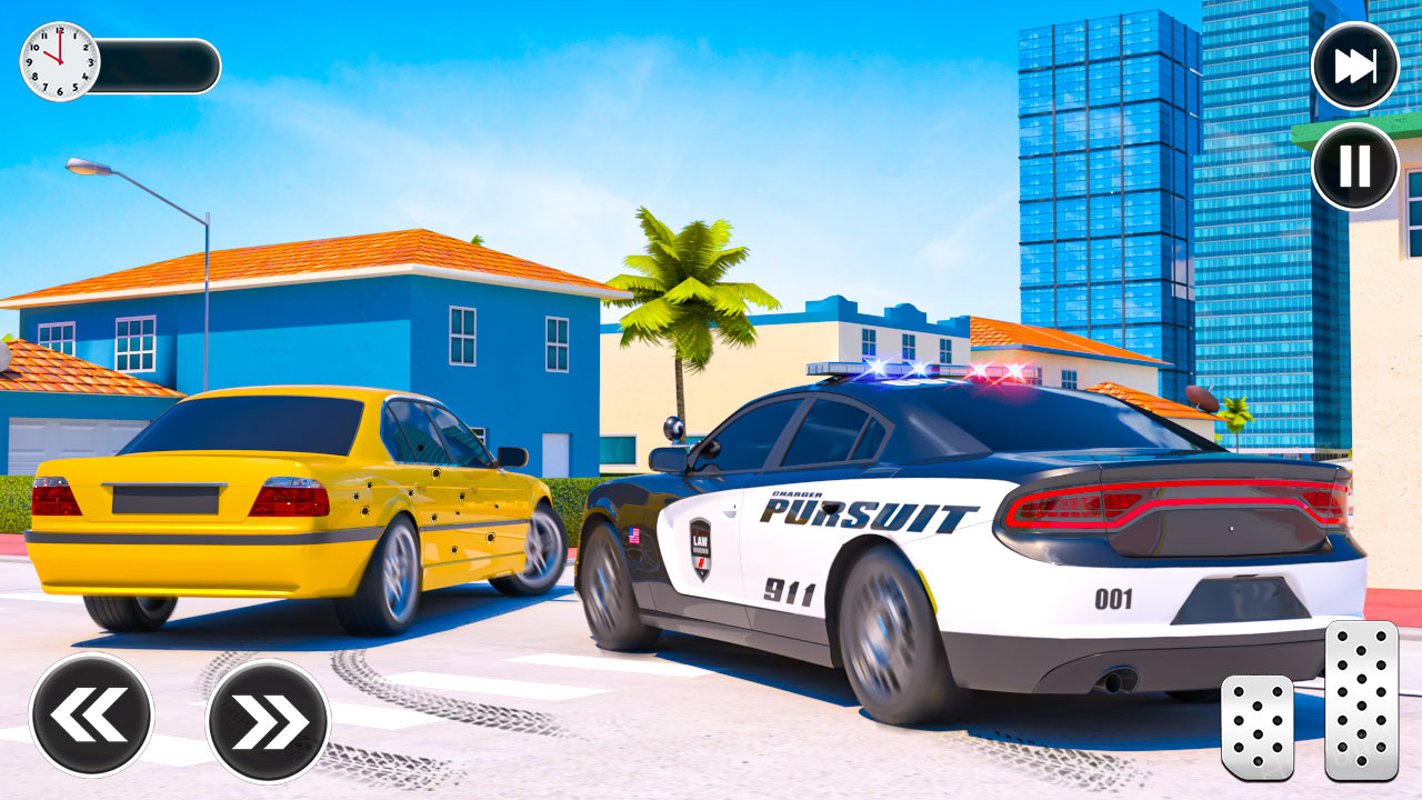 Real Police Car Simulator Cop Police Chase Open World Games: Urban City ...