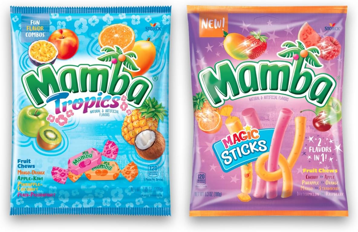 Amazon.com : Ultimate Mamba Candy Gift Set Assorted Fruit Flavored ...