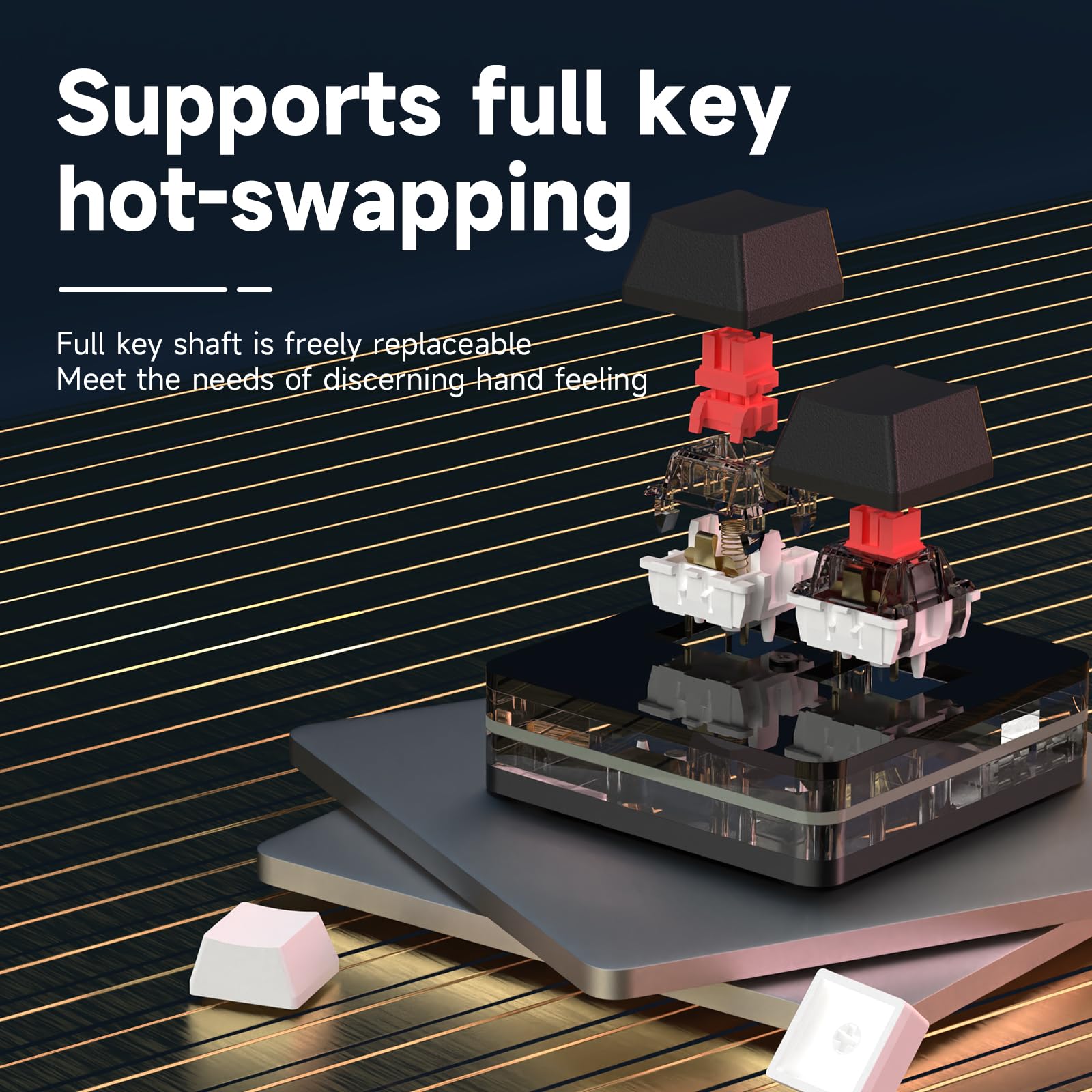 Snapklik.com : BRIMFORD 2-Key Copy Paste Keyboard, OSU Keypad HotSwap ...