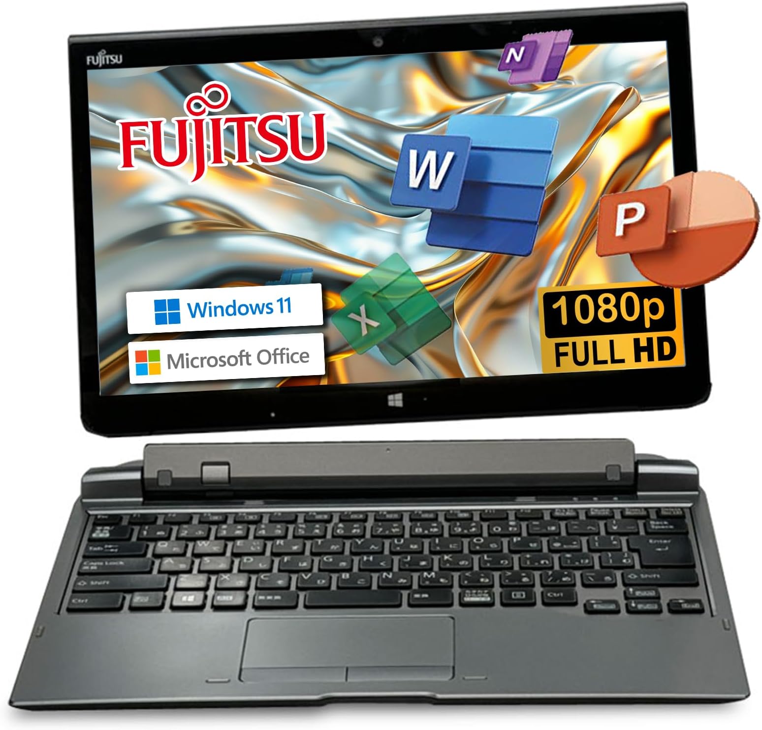 Amazon.co.jp: 【富士通 Windows 11タブレット ARROWS Tab Q507/RB】10.1型フルHD ...