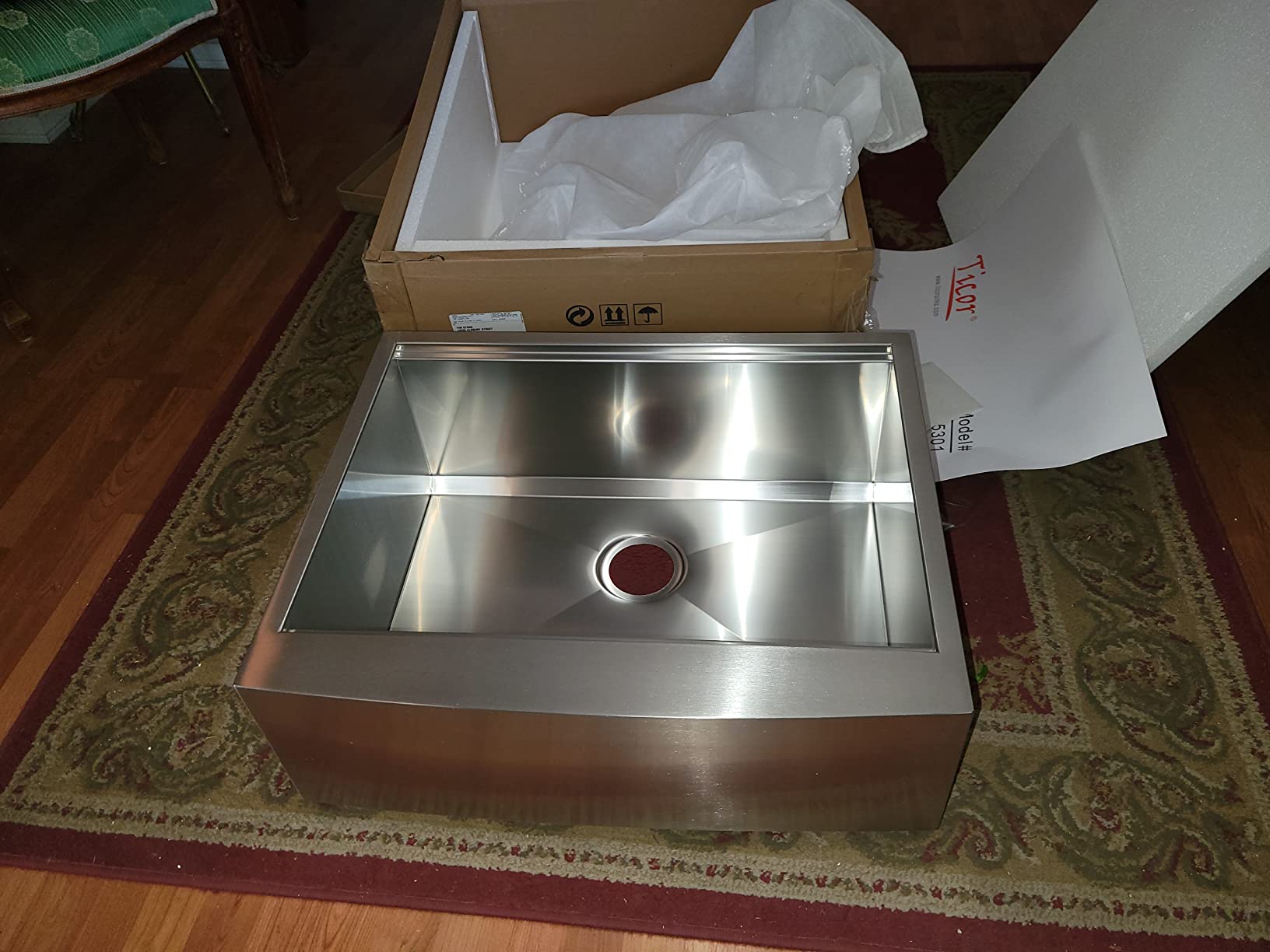 $17/mo - Finance 27" Ticor S5301 Bryce Series Curved Apron Front ...