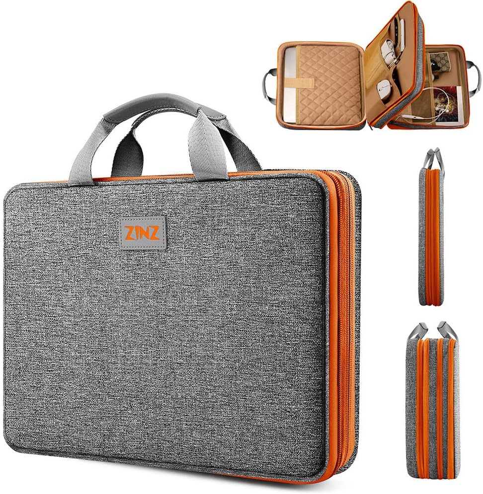 Amazon.com: ZINZ Slim Expandable Laptop Case 15.6 Inch Sleeve Upgraded ...