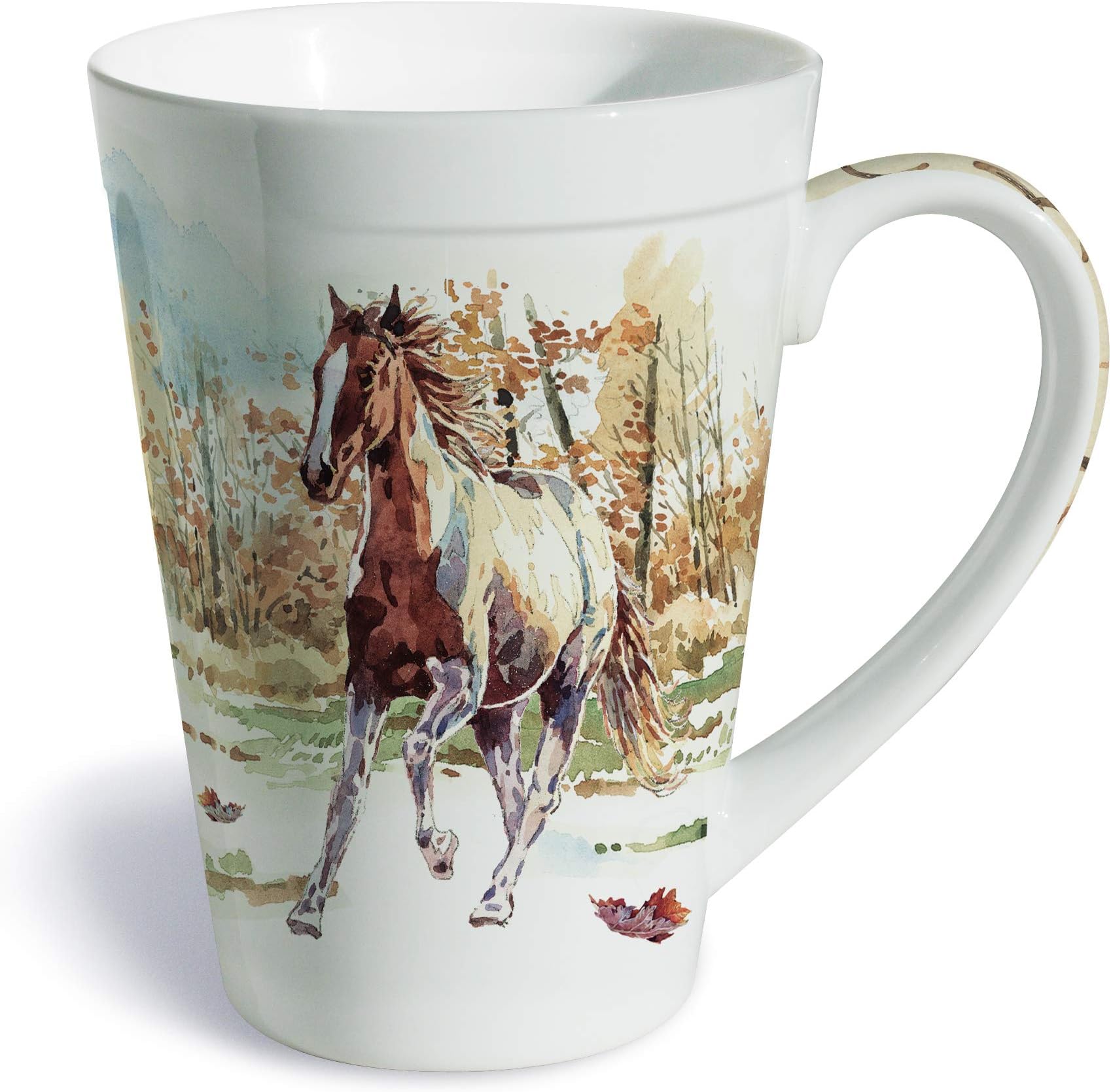 Amazon.com: Horse Lover Extra Large Mug, 20-Ounce Jumbo Ceramic Coffee ...