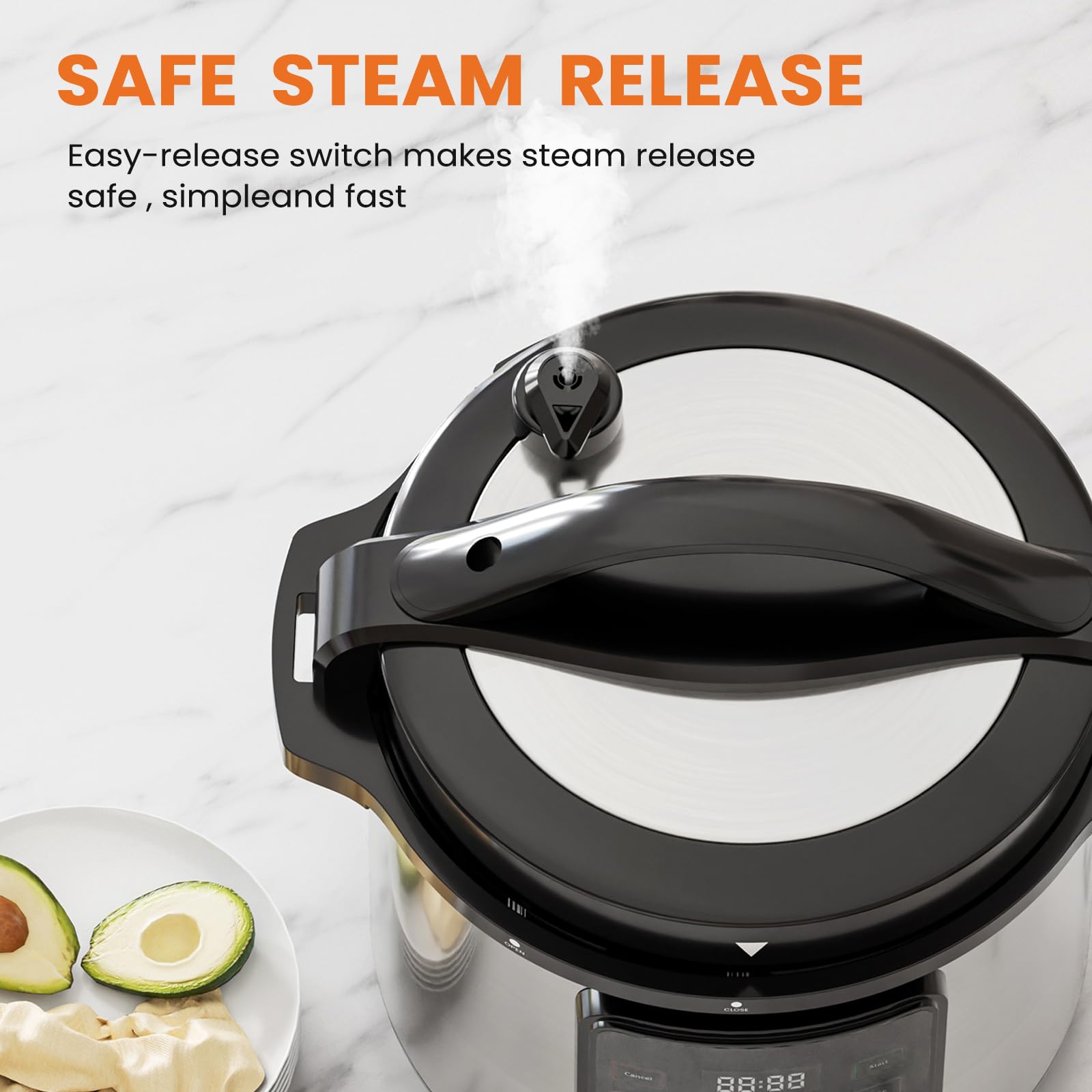 Snapklik.com : 8 QT Electric Pressure Canner 16-in-1 Multi Cooker ...