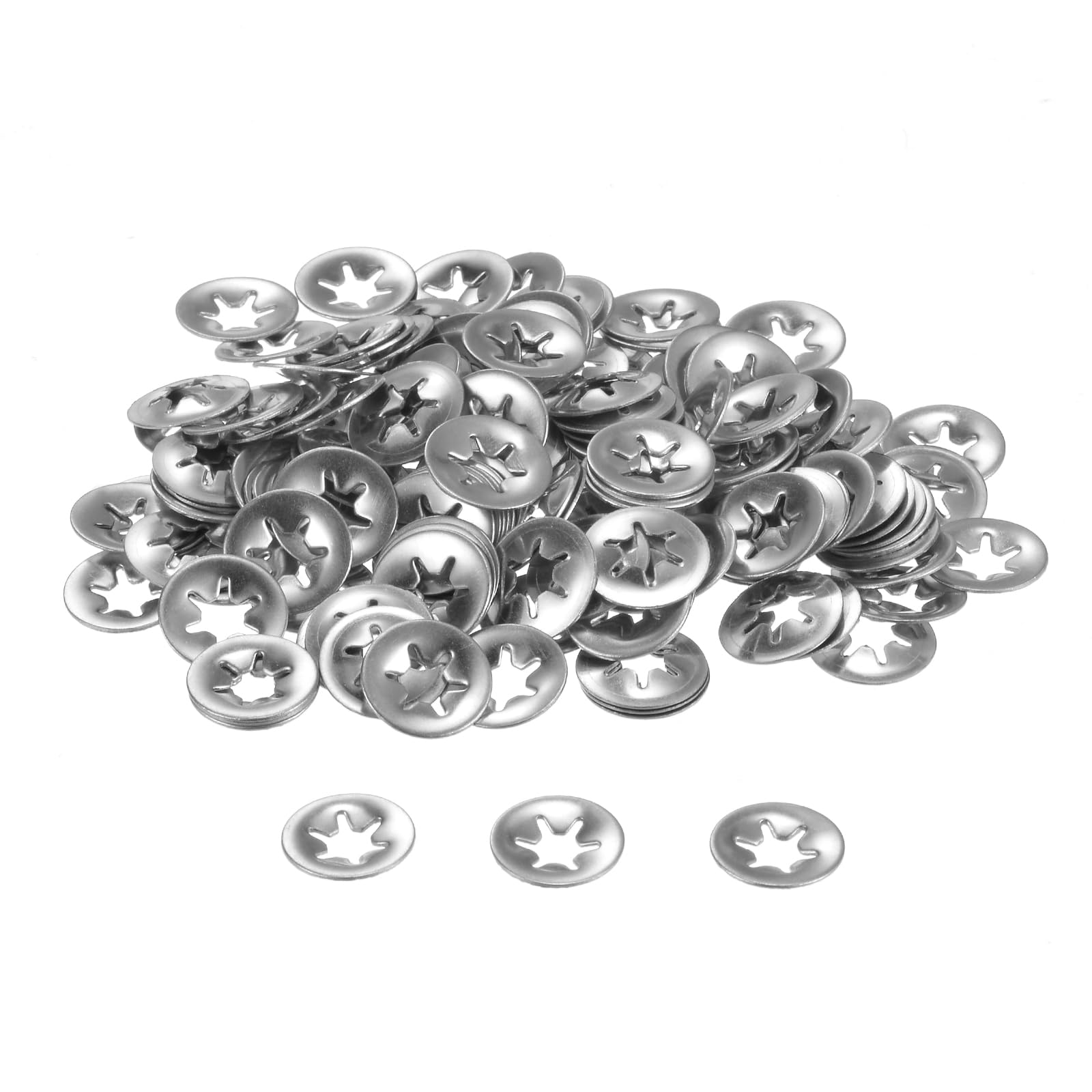 Amazon.com: uxcell 150PCS Internal Tooth Push on Locking Washers M4 x ...