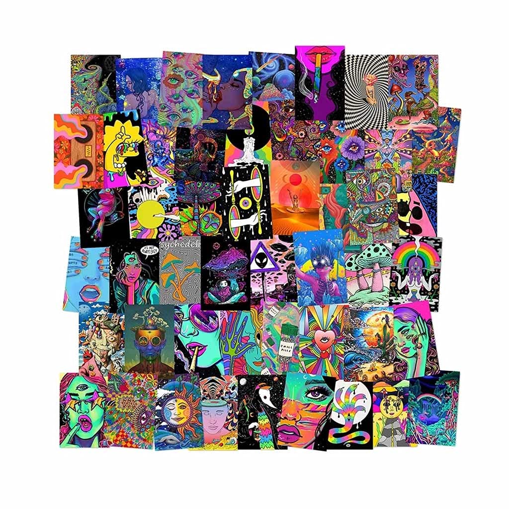 Buy SHUUY 50pcs Aesthetic Wall Collage Kit for Pictures for Living Room ...