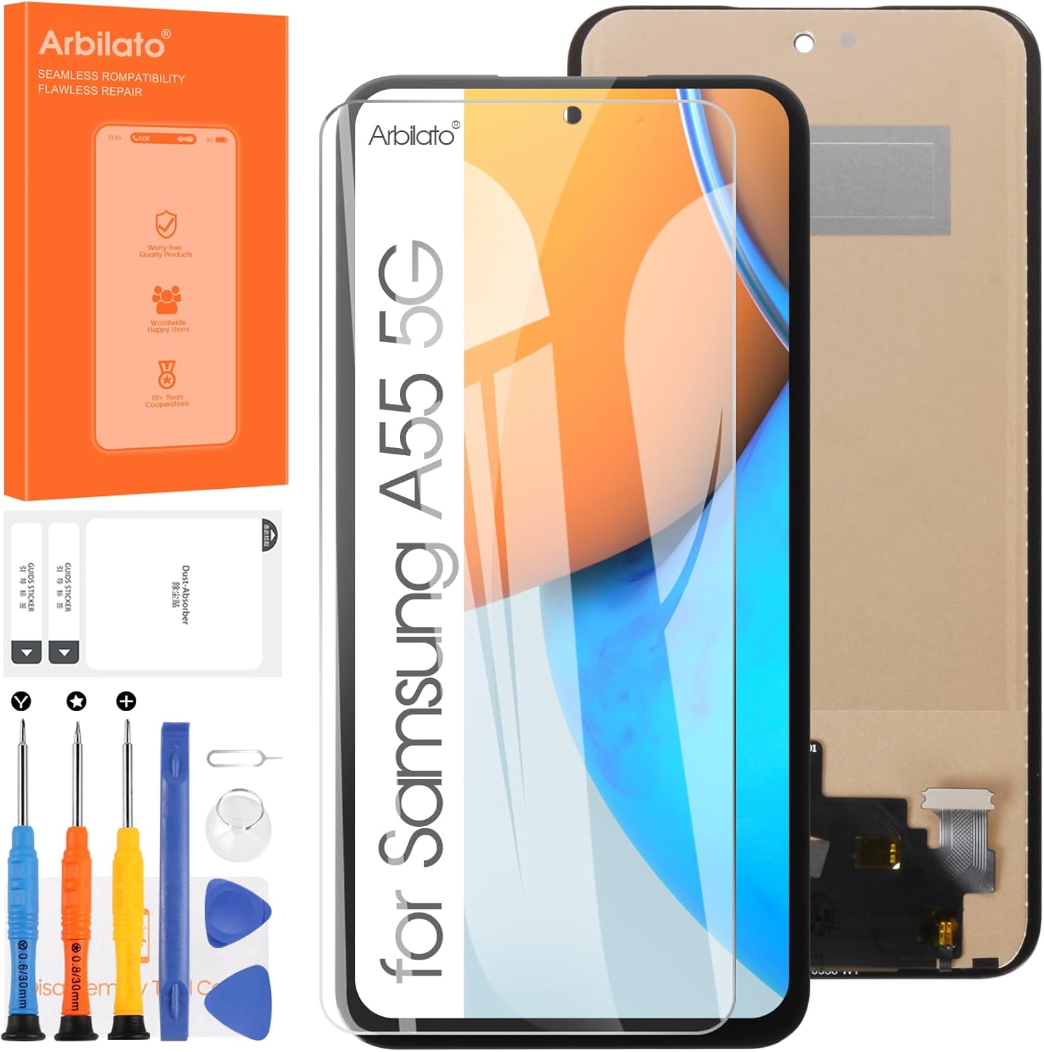 Arbilato LCD Screen for Samsung Galaxy A55 5G A556 SM-A556B SM-A556E ...