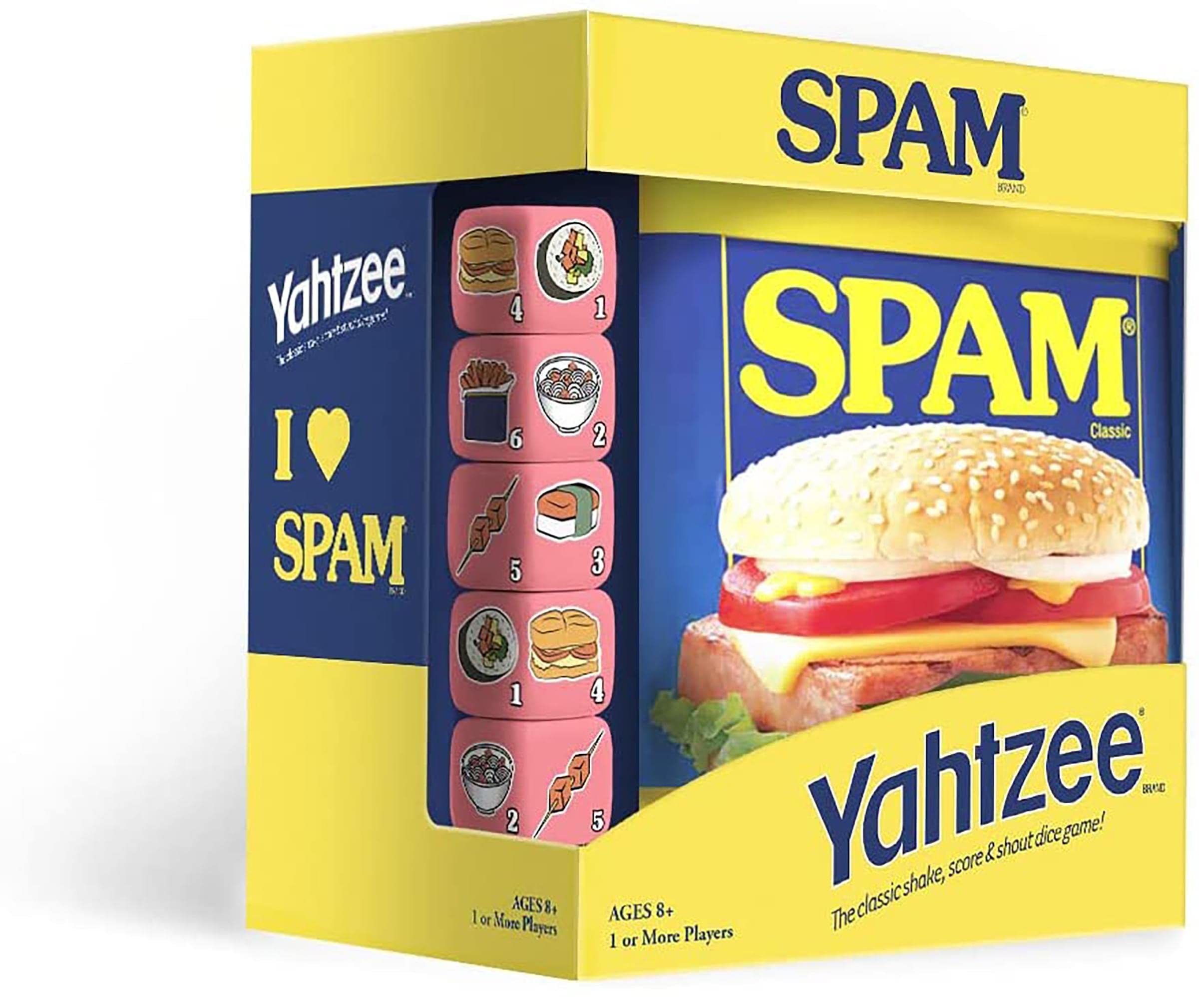 Buy Yahtzee Spam Brand Collectible Game As Iconic Spam Can With