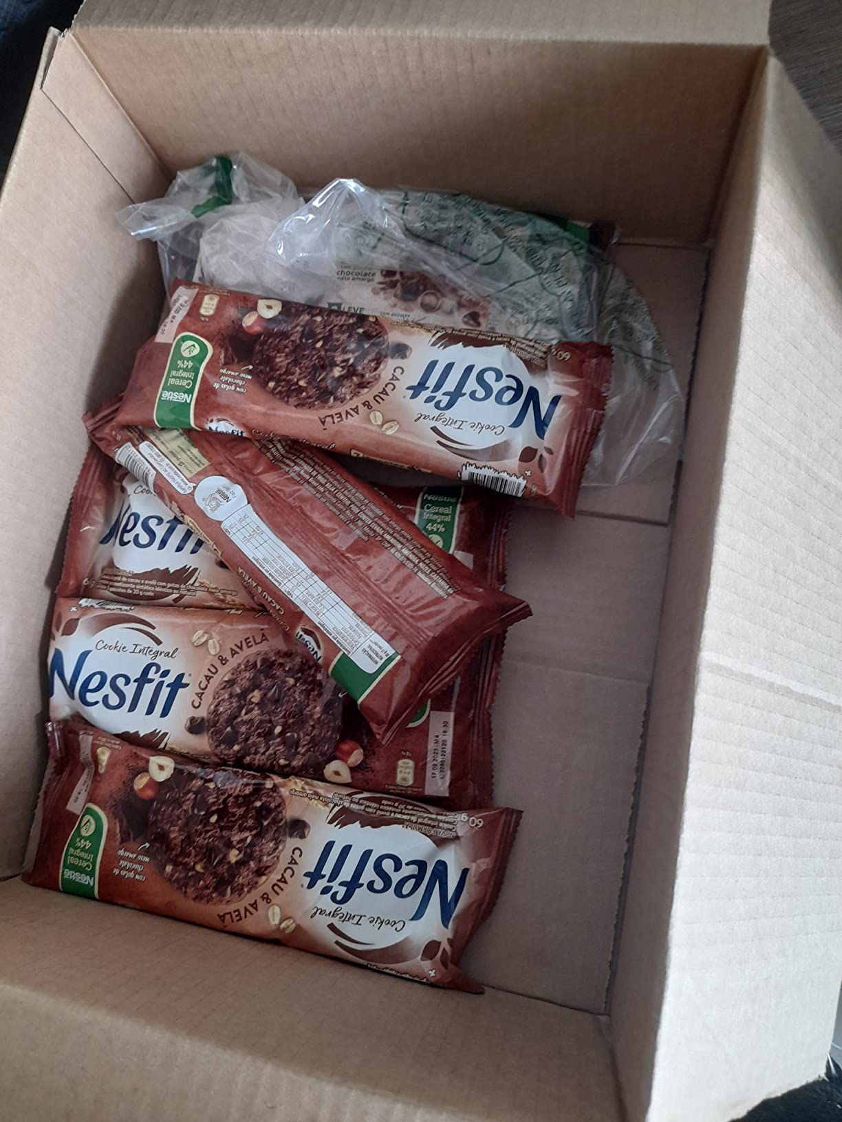 Nesfit Cookie Cacau E Avelã 60G : Amazon.com.br: Alimentos e Bebidas