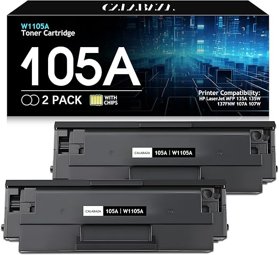 Amazon.com: 105A W1105A Toner Cartridge Compatible HP 105A W1105A Black ...
