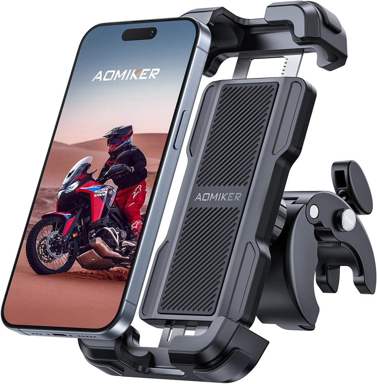 Amazon.com: Lamicall Bike Phone Holder, Motorcycle Phone Mount ...
