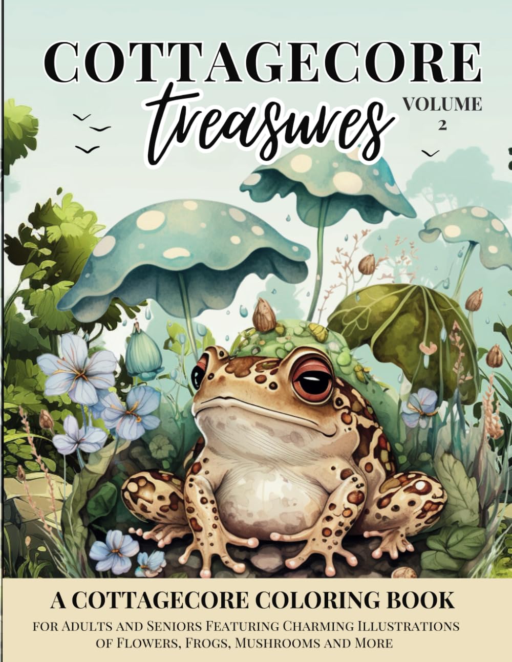 Amazon.com: Cottagecore Treasures (Volume 2): A Cottagecore Coloring ...