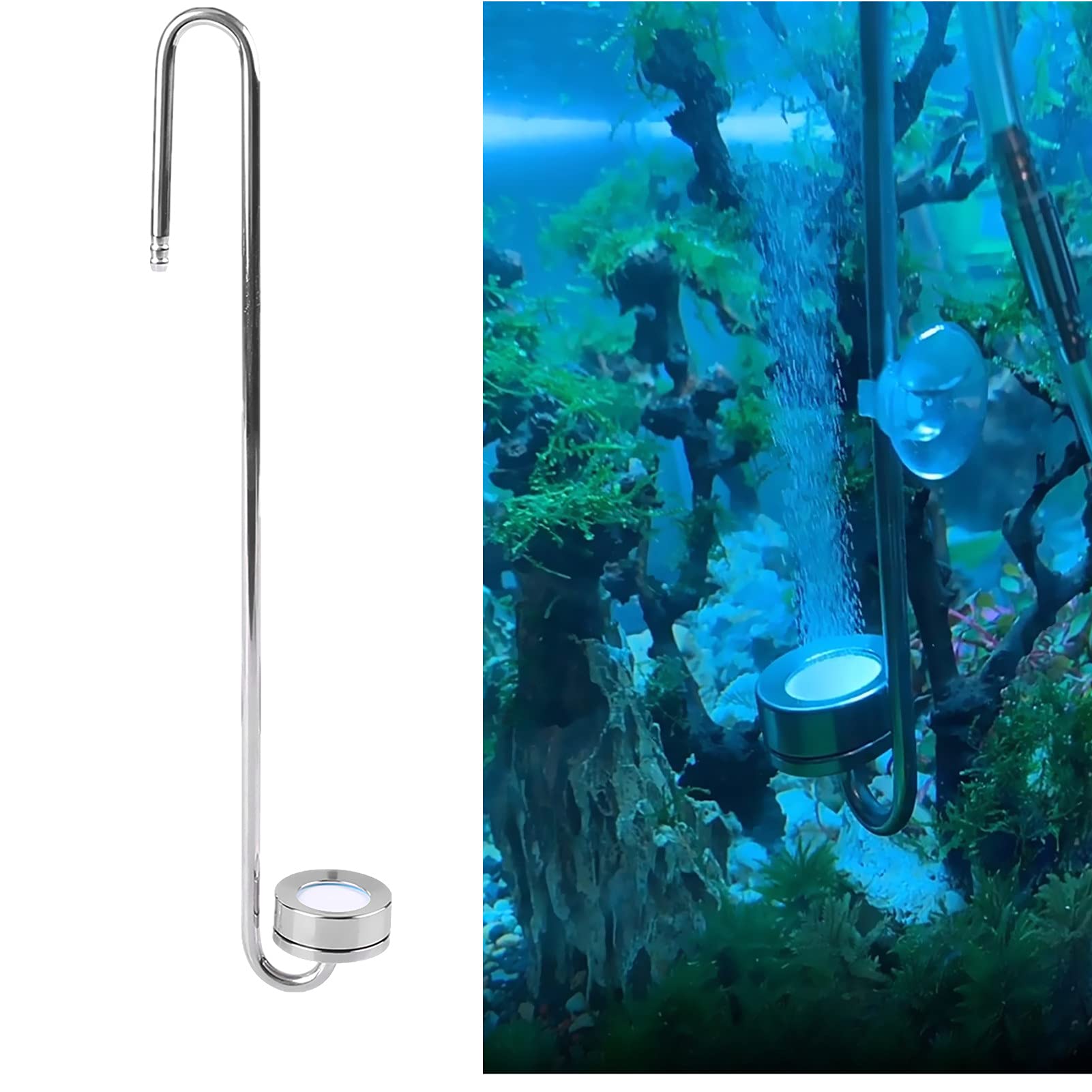 Buy Aquarium Co2 Diffuser, 2 Types Aquarium Diffuser Stainless Steel ...