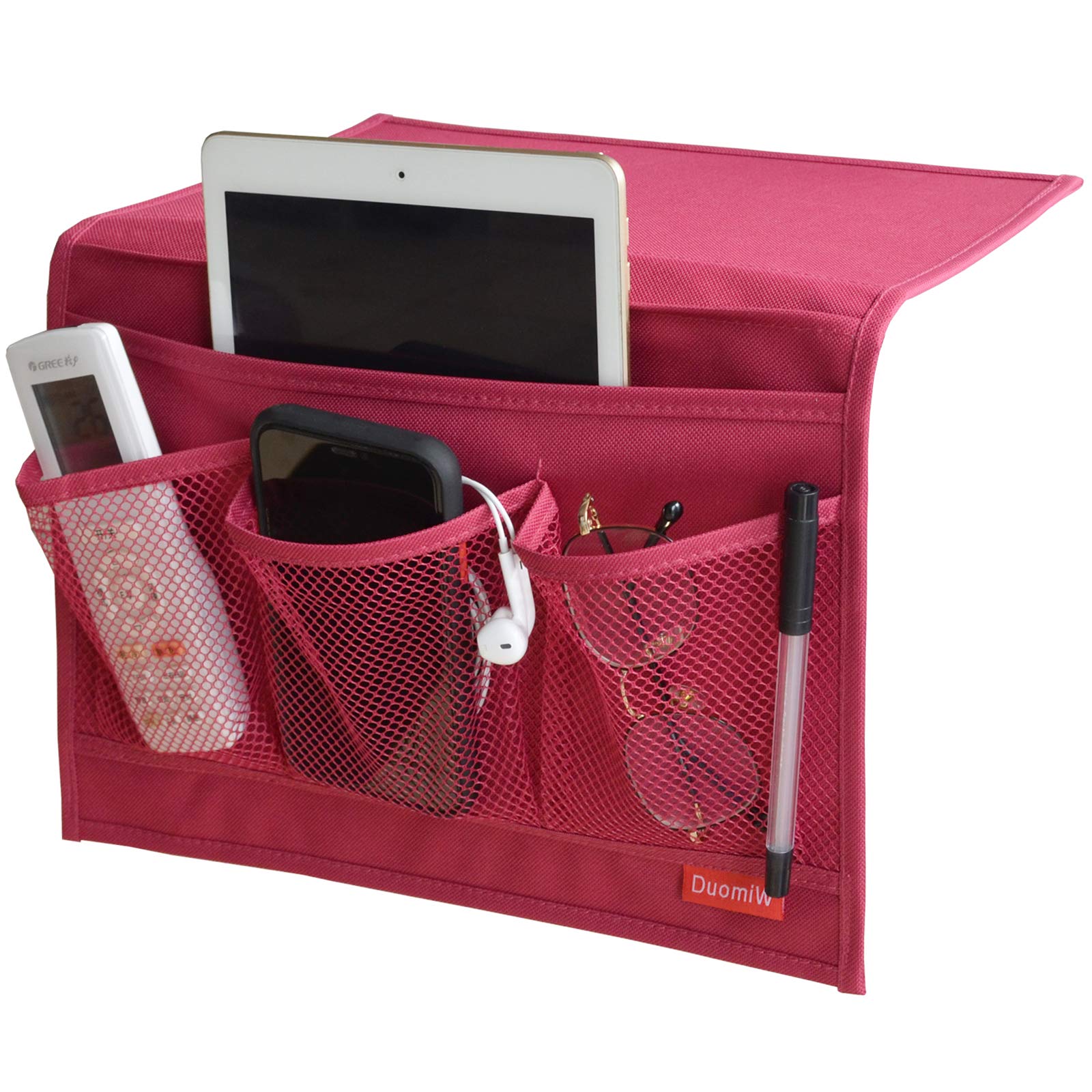 Amazon.com: DuomiW Bedside Storage Organizer, Bedside Caddy, Table ...