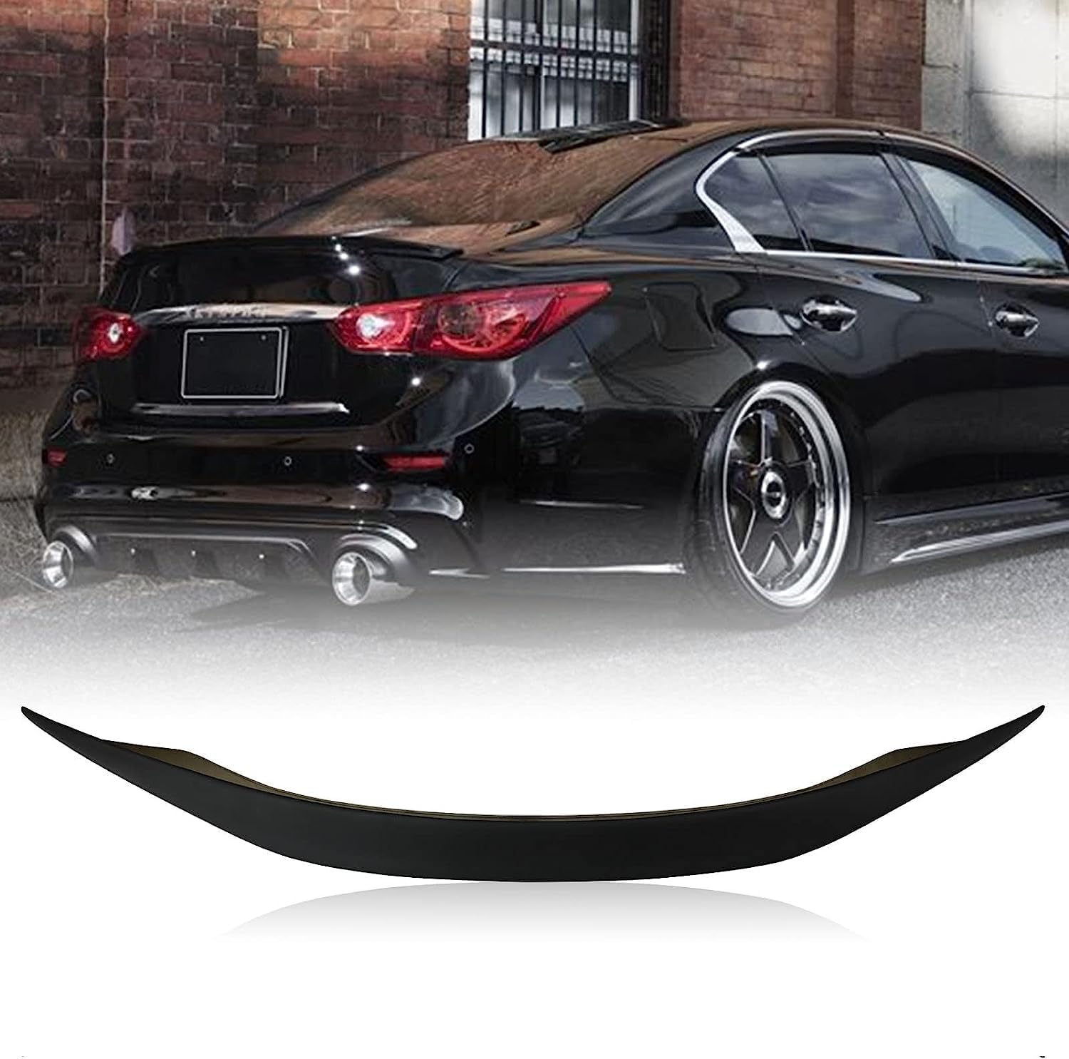 Amazon.com: RockyParts Rear Spoiler Compatible with 2014-2023 Infiniti ...