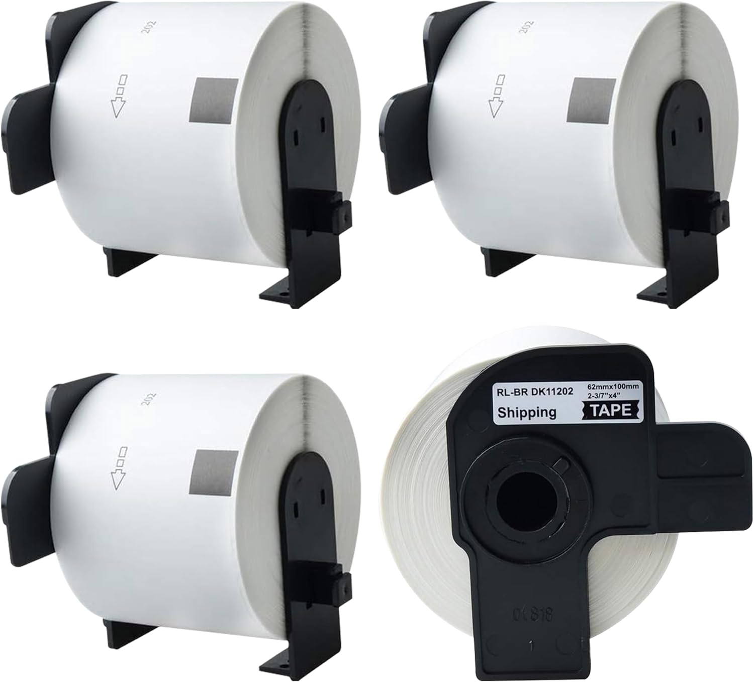 Amazon.com : AYMSous Compatible 4 Pack DK-1202 Die-Cut White Label ...