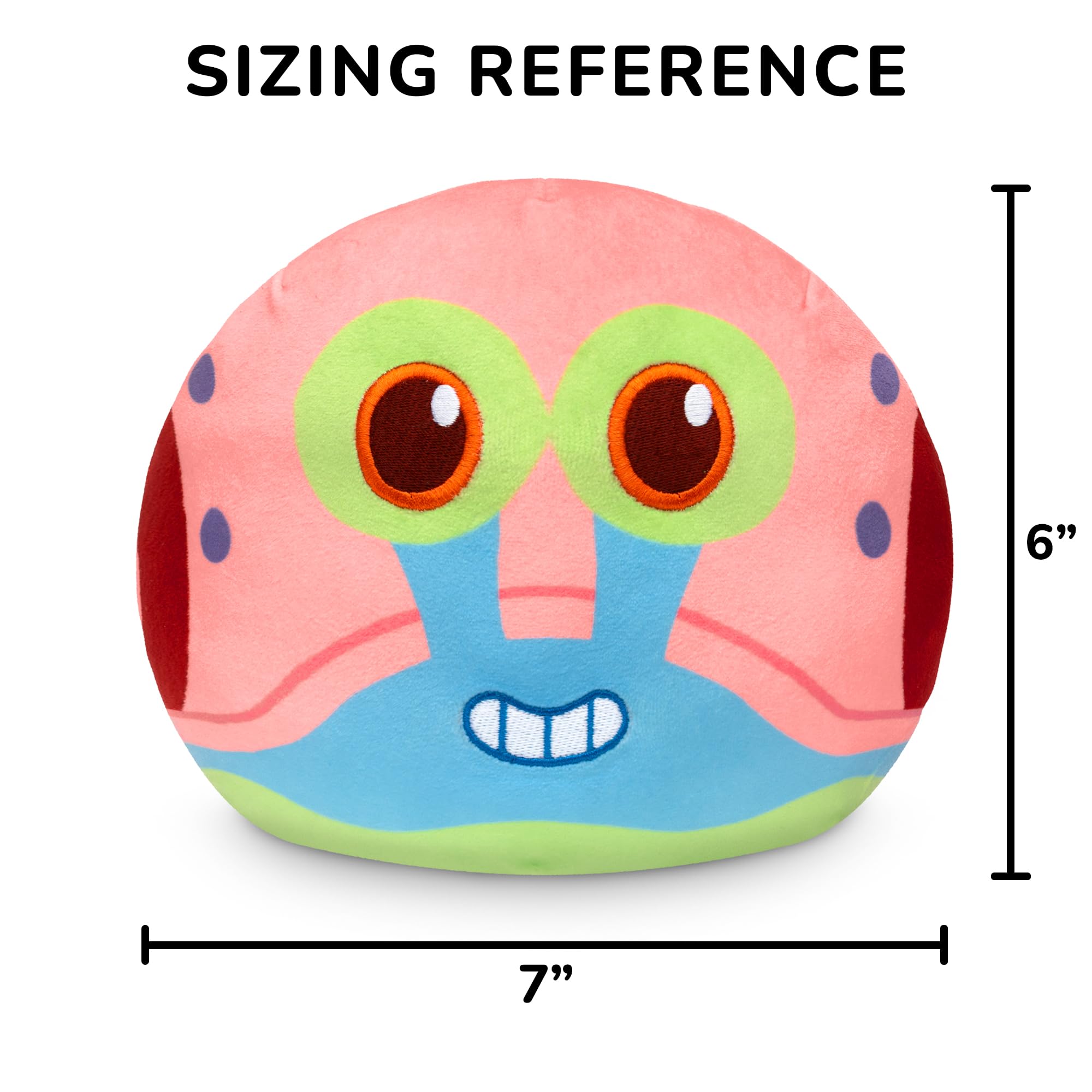 Snapklik.com : TeeTurtle Spongebob Squarepants Reversible 6" Plushie