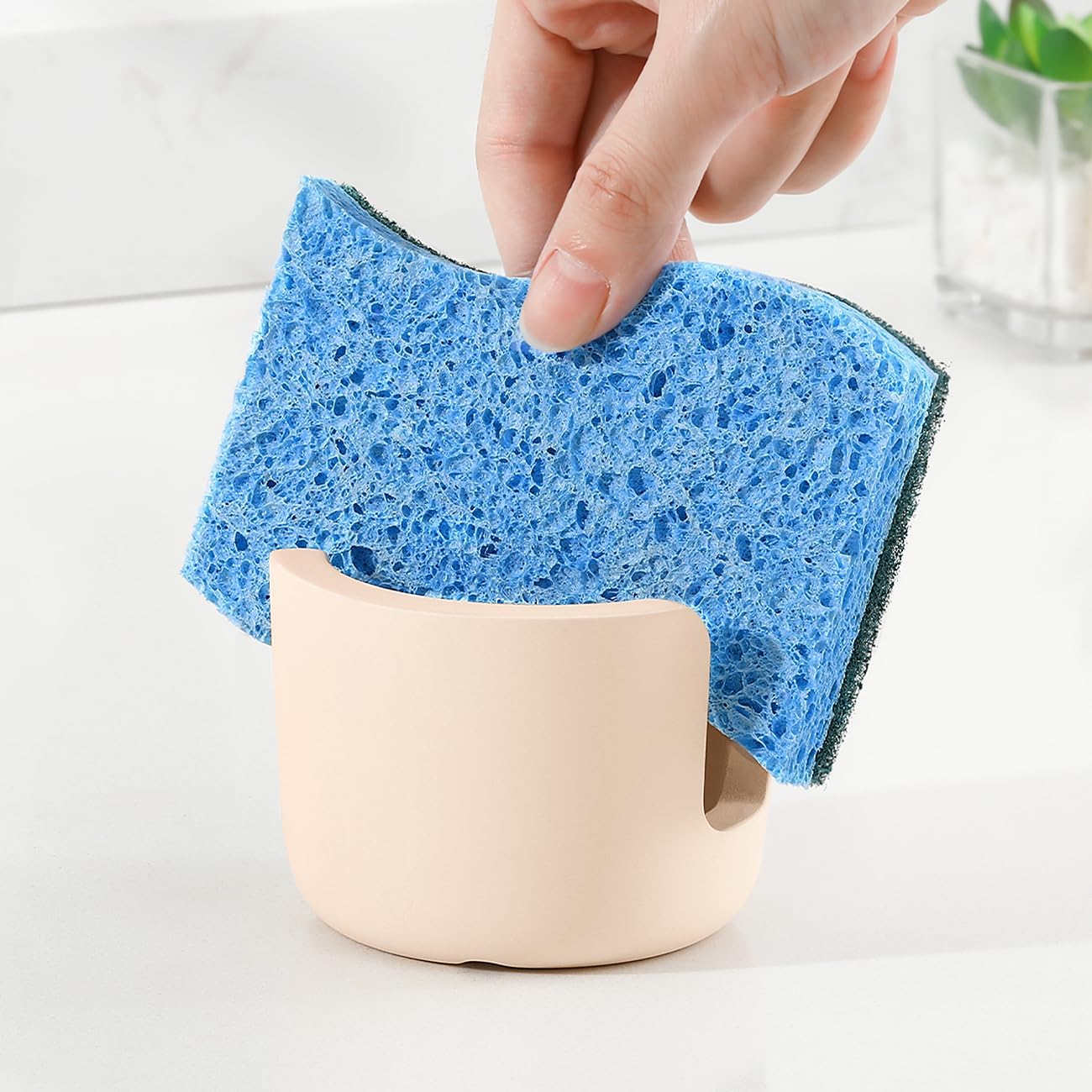 Amazon.com - Luxspire Diatomite Sponge Holder for Kitchen Sink, Fast ...
