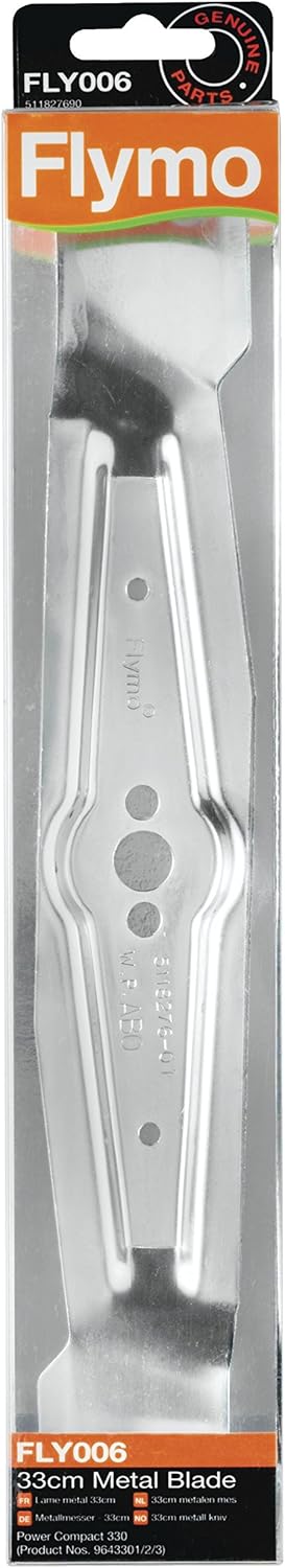 Amazon.com: Genuine Flymo 33 cm Metal Lawnmower Blade FLY006 : Patio ...