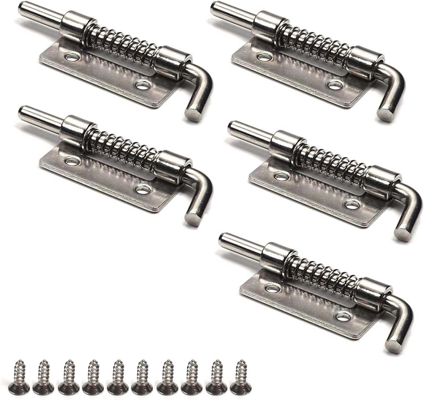 MroMax Spring Latch 2.2 Inch Left-Handed Stainless Steel 304 Barrel ...