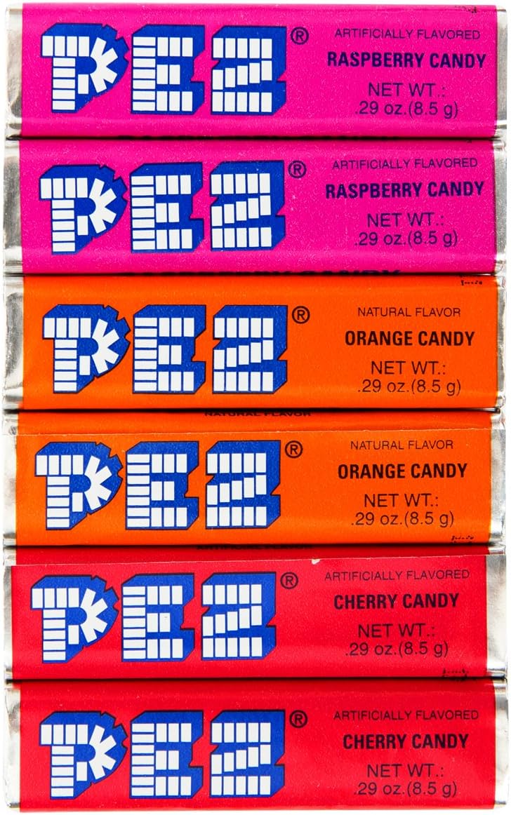 Amazon.com : Pez Candy Refill 6 Rolls Fruit Flavors : Grocery & Gourmet ...