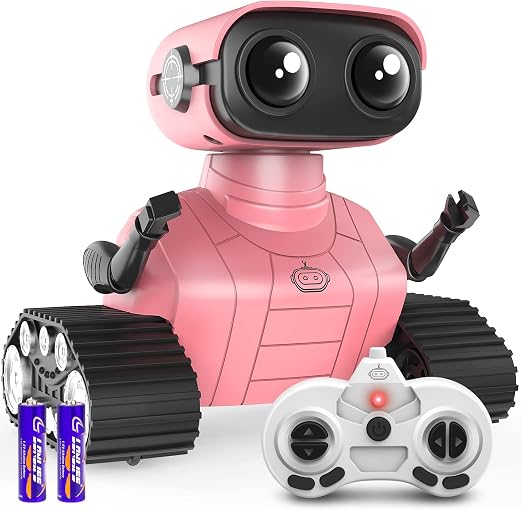 Amazon.com: Hamourd Robot Toys for Girls, Rechargeable Remote Control ...
