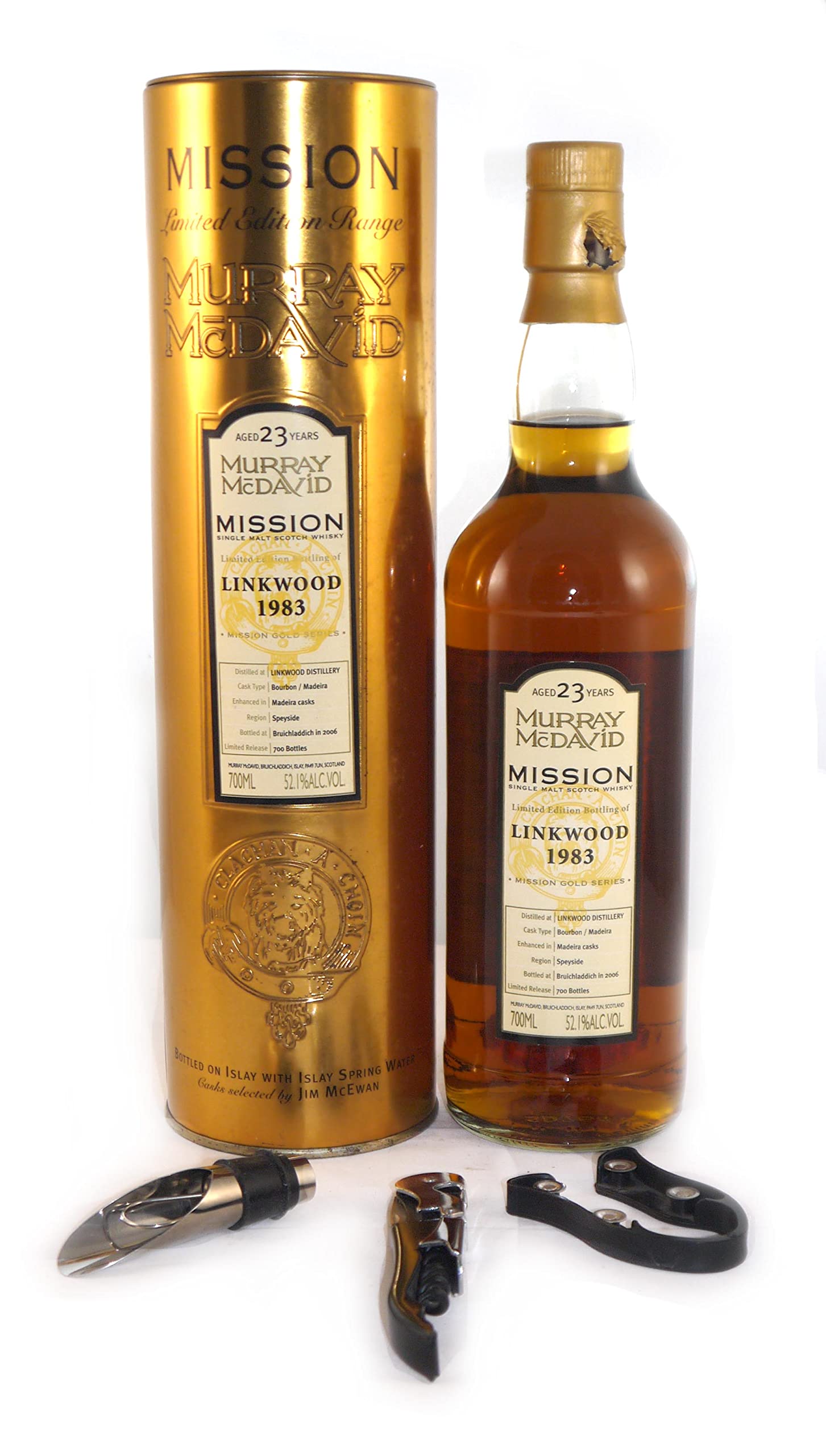 Buy Linkwood 23 year Old Single Malt Scotch Whisky 1983 Murray McDavid ...