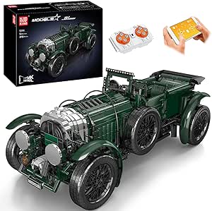 Mould King 13191 MOC Technik RC British Vintage Car Model Building ...