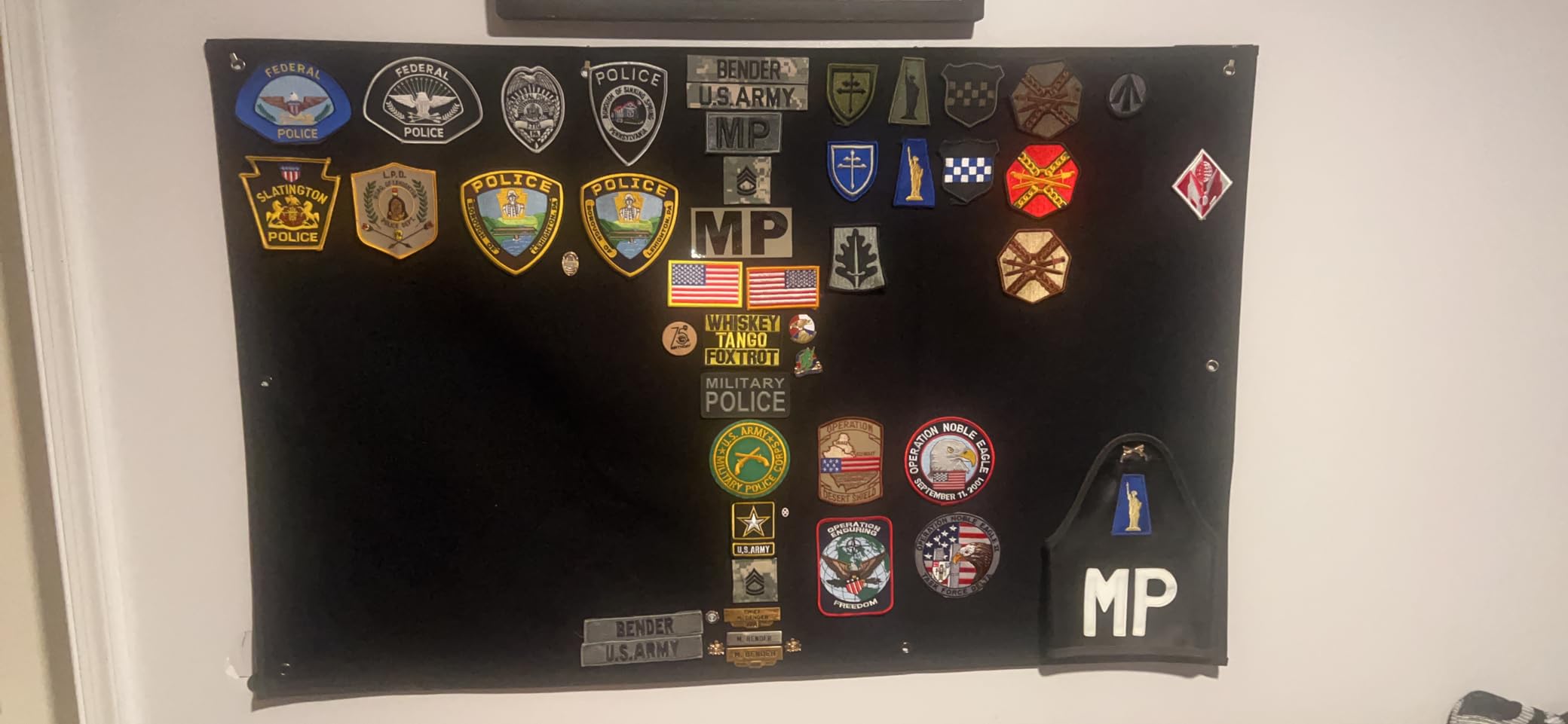 $4/mo - Finance Tactical Patch Display Panel Holder Board for Military Army Combat Morale ...