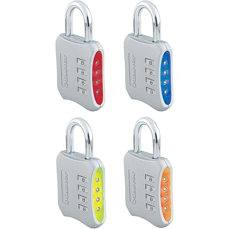 Master Lock 653D Set-Your-Own-Combination Padlock, Color May Vary, 2 ...