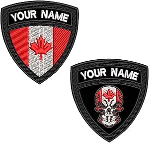 Tactical Morale Patch 2PCS,Customizable Name Patches with Hook Fastener,Personalized Tactical ...