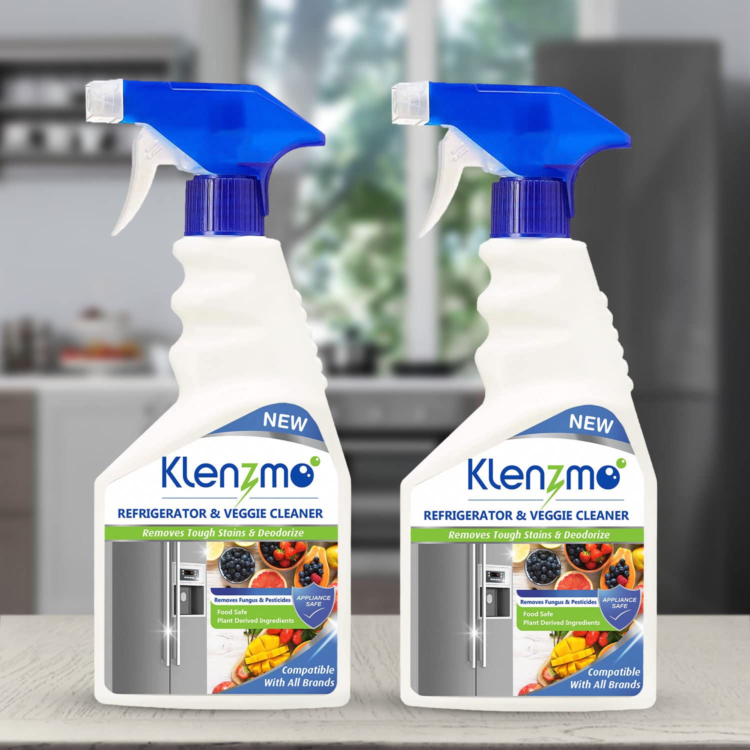 Klenzmo Refrigerator Cleaner Spray & Deodorizer 500ml… (1) : Amazon.in ...