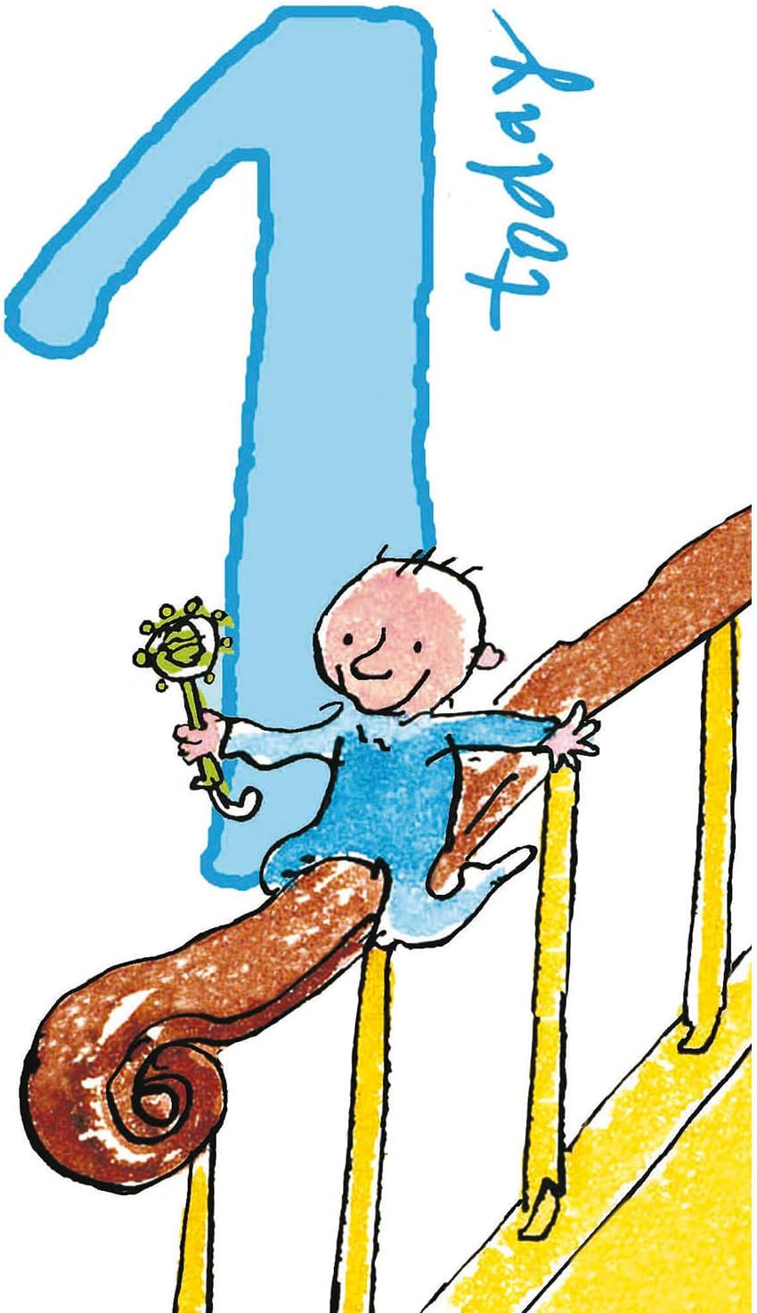 Quentin Blake Boys 1st Birthday Greeting Card Popular Range Greetings ...