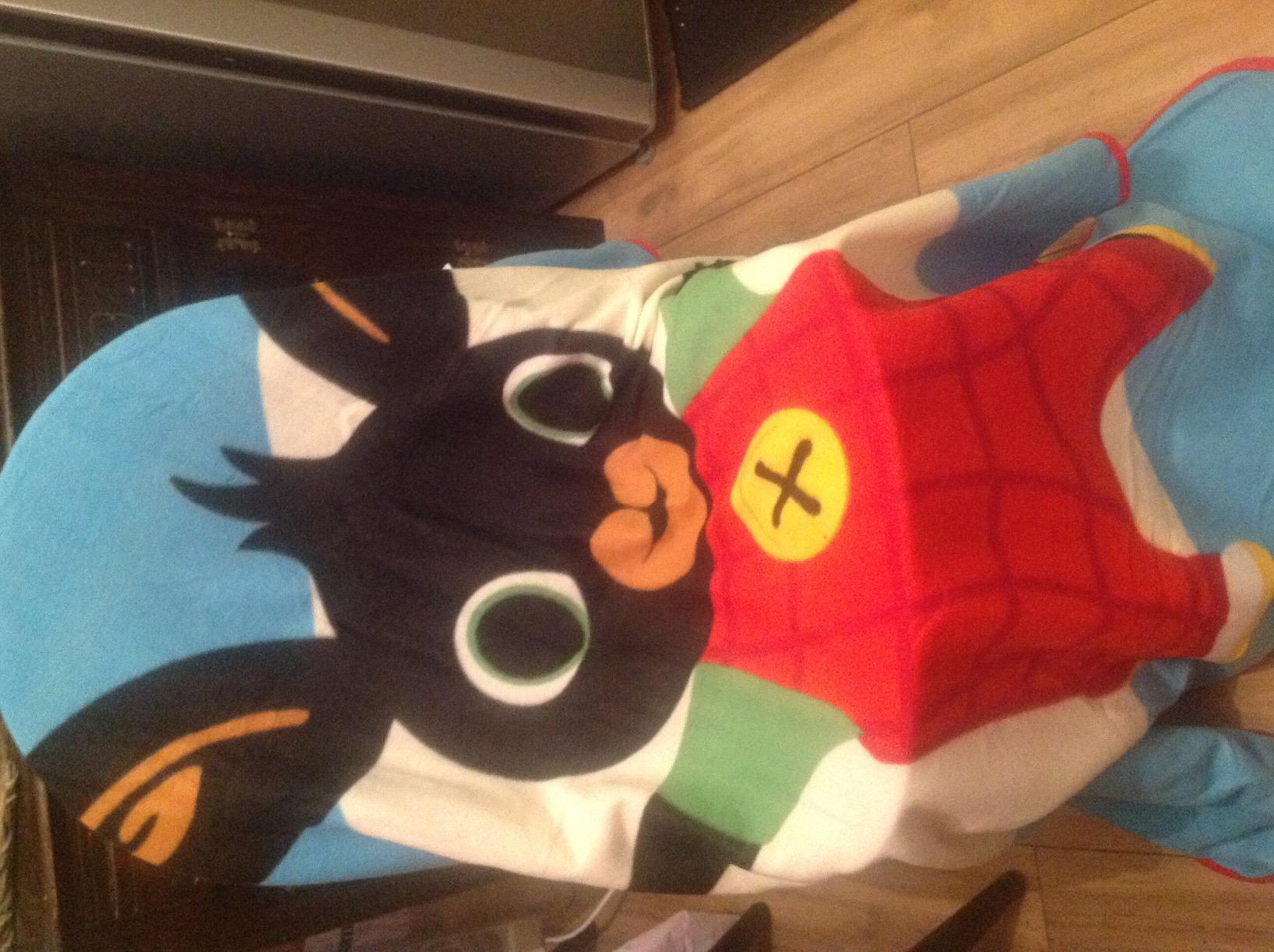 Bing FB2-BIN-BUN-M-24 Bunny Fleece Blanket, Multicolour : Amazon.co.uk ...