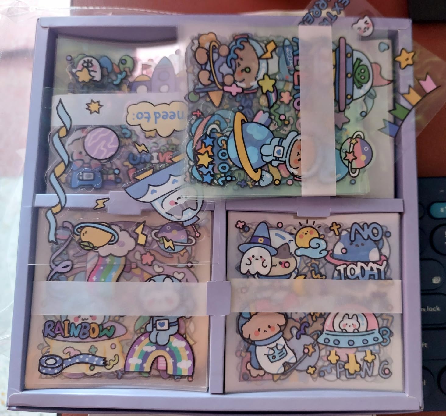 Mayatra's Cute Kawaii Stickers – Outer Space Theme 100 Sheets,Washi ...