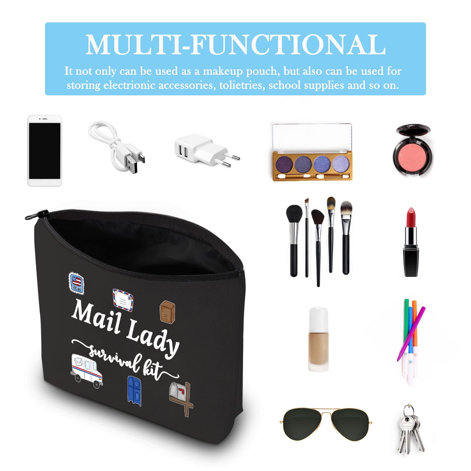 Snapklik.com : GJTIM Mail Lady Survival Kit Postal Worker Gift Zipper ...
