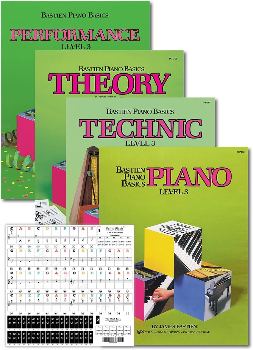 Amazon.com: Bastien Piano Basics Primer Level Learning Set by Bastien ...