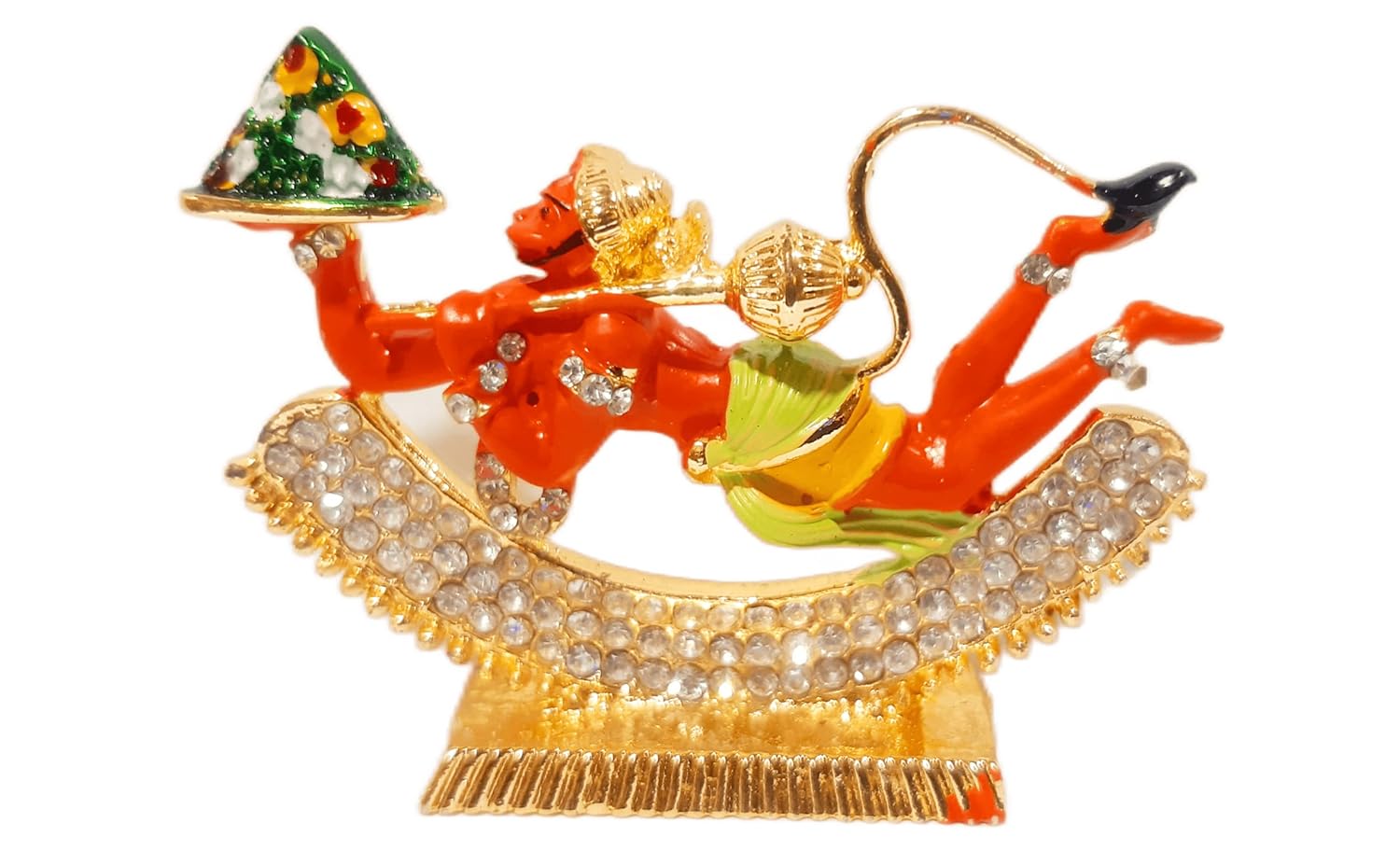 Buy Radha Krishna SRINGAR Store Blessing Posture with Gada Sitting Lord ...