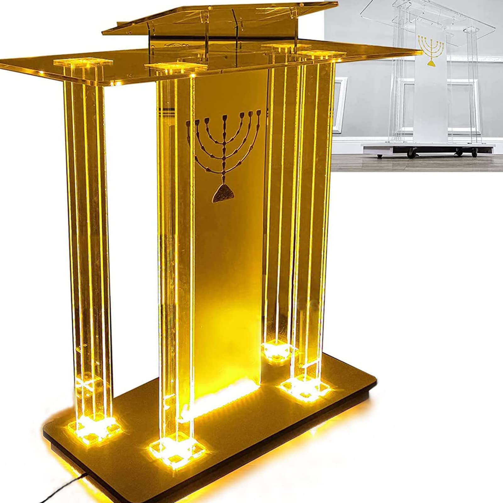 Buy Podium Display Stand,Acrylic Podium, Pulpits for Churches, Speech ...