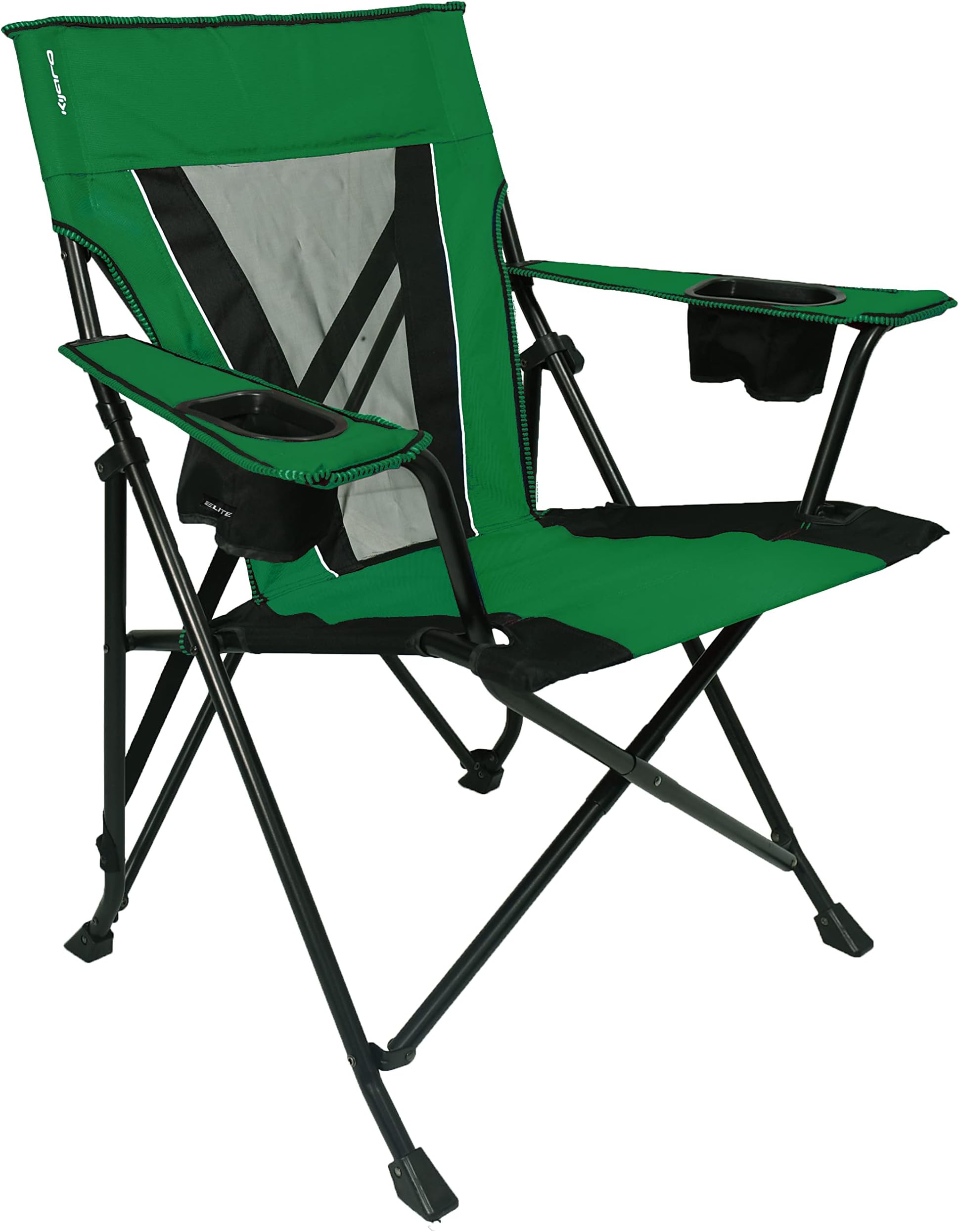 Amazon.com : Kijaro Elite Dual Lock XXL Camping Chair, Jasper Green ...